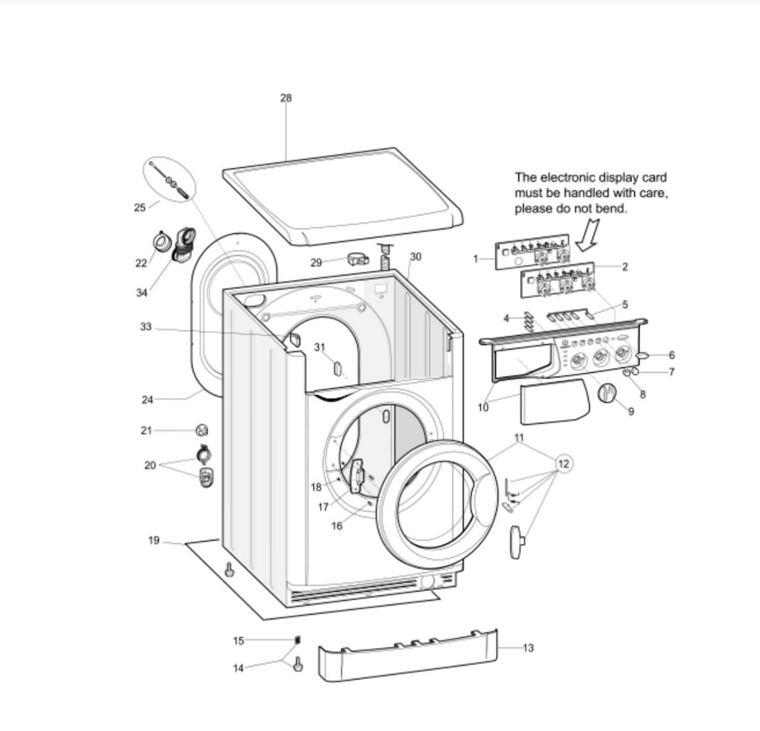 Splendide WD2100/ 2100XC RV Washer/ Dryer Parts for Sale ...