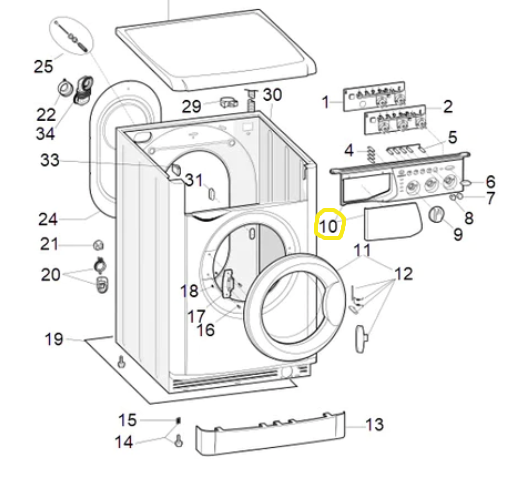 Splendide®Washer/Dryer Cabinet Panel 259975C – RV Washers & Dryers
