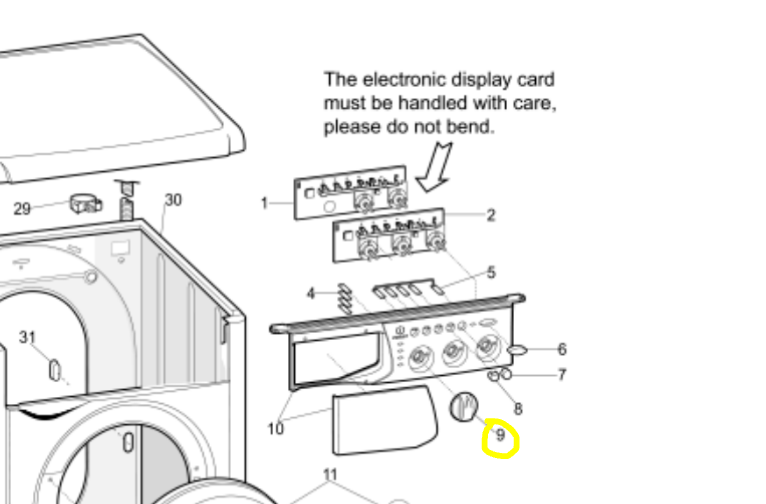 Splendide® Knob 259705 – OEM Washer-Dryer Replacement Part – RV Washers ...