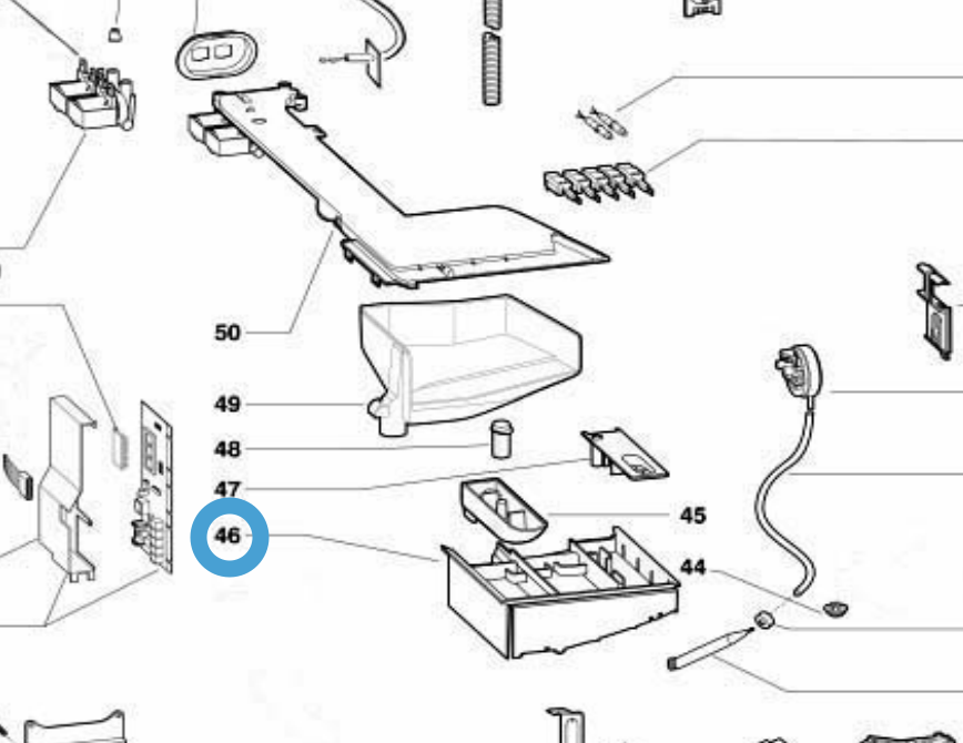Splendide® Detergent Drawer 097732 – WD2000S (406 & Later) – RV Washers ...